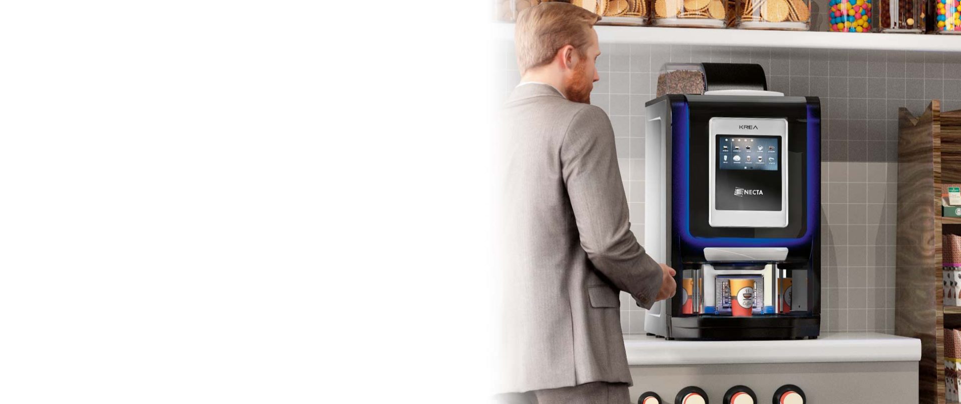 Office Coffee Machine - G2 Krea Touch - FreshGround