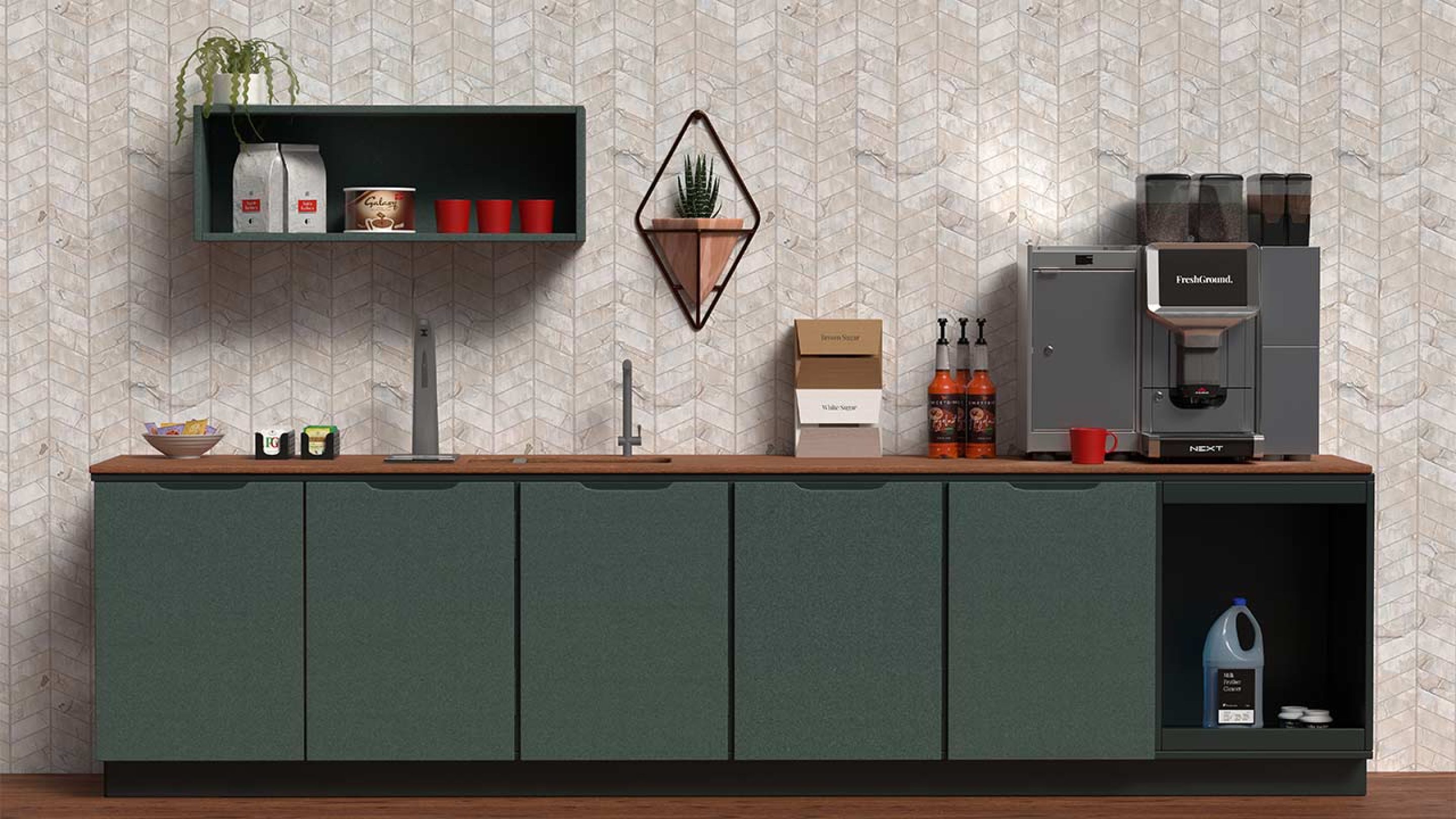 Office Coffee Station Coffee Bar Ideas For An Office | A Blissful Nest