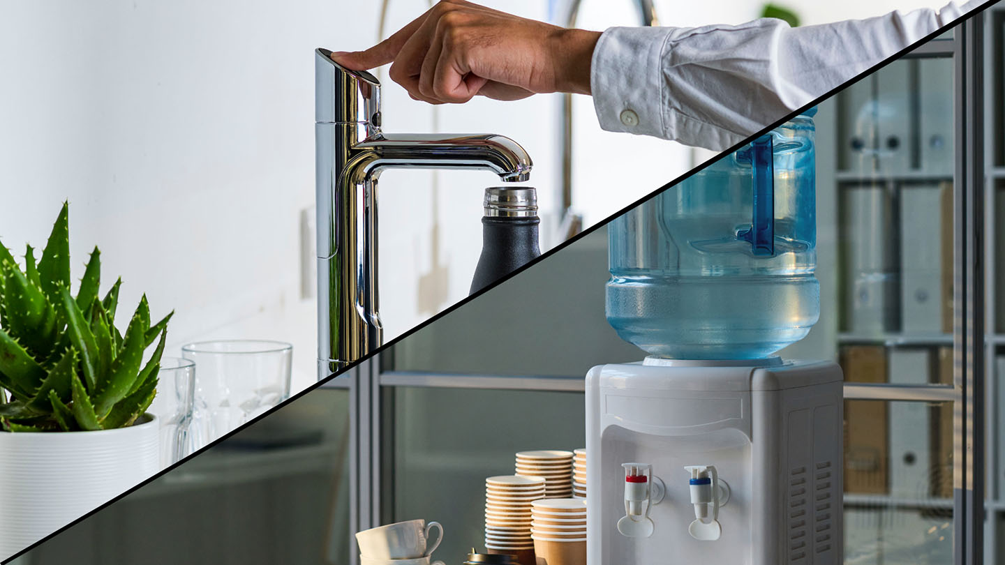 Water cooler VS Zip tap: Which is more sustainable - FreshGround