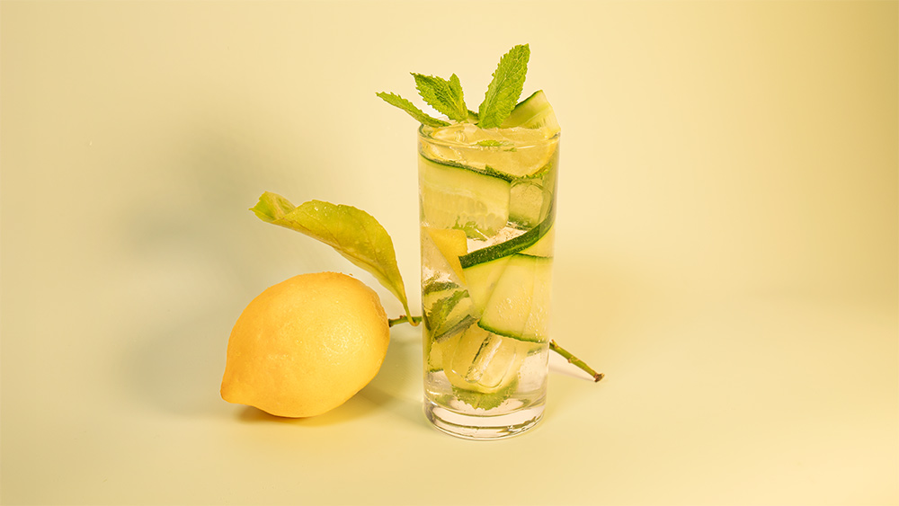 Cucumber mint bubble sparkling water recipe - FreshGround